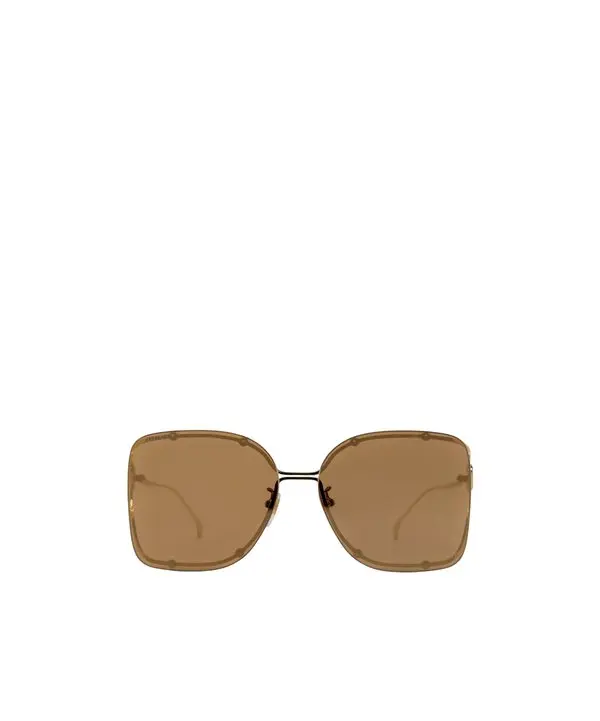 Gucci Square-frame Sunglasses - Gold