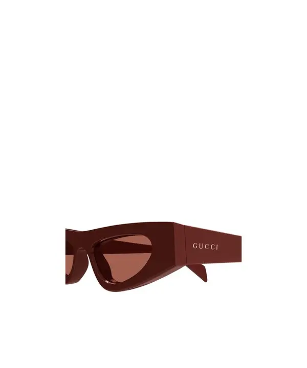 Gucci Cat Eye Frame Sunglasses - Burgundy