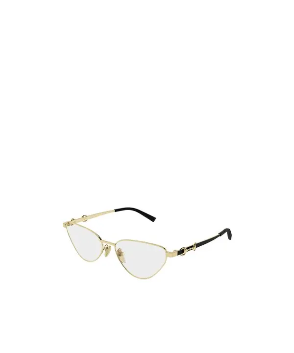 Gucci Cat Eye Frame Glasses - Gold