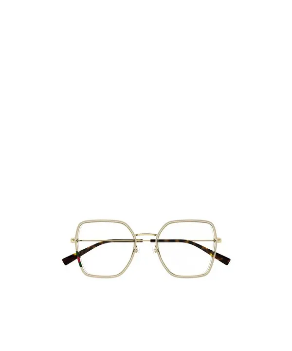 Gucci Square Frame Glasses - Yellow/gold