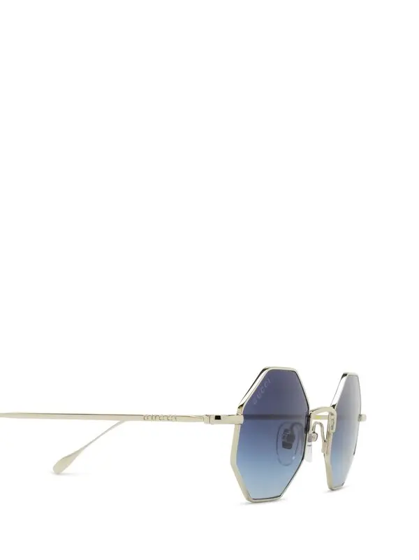 Gucci Geometric Frame Sunglasses
