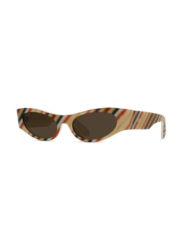Loewe Flash Slim Cat-eye Frame Sunglasses - Brown