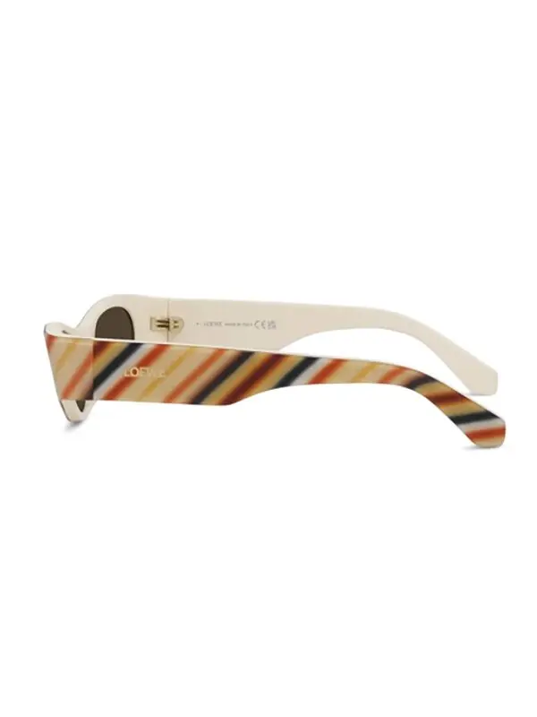 Loewe Flash Slim Cat-eye Frame Sunglasses - Brown