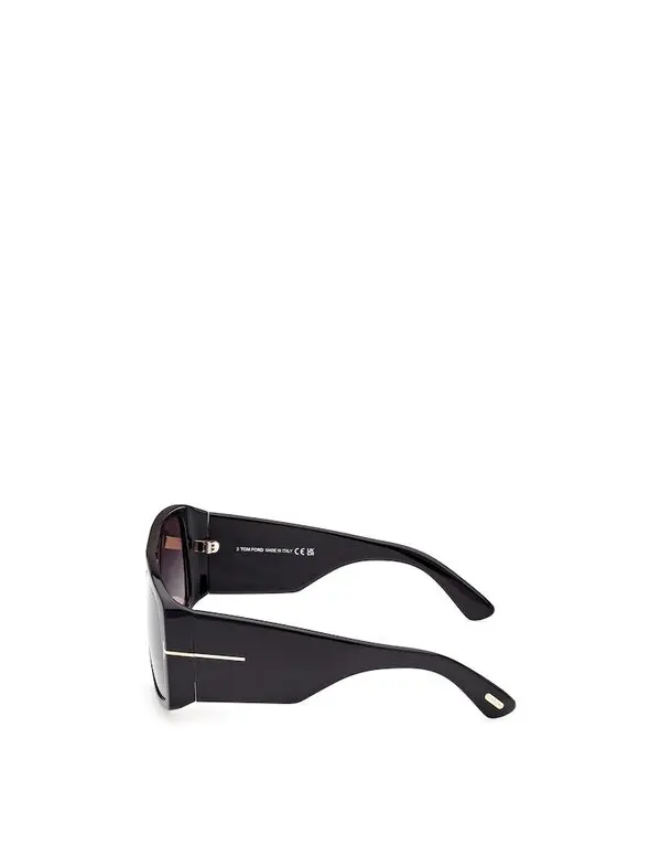 TOM FORD Raven Square Frame Sunglasses