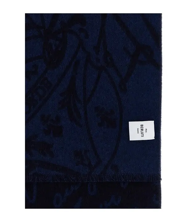 Berluti Scritto Knit Scarf