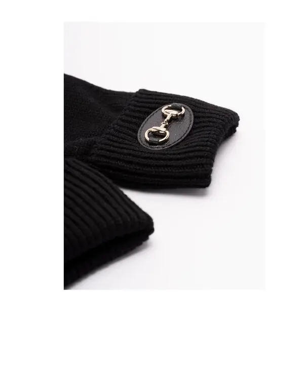 Gucci Horsebit Knit Gloves