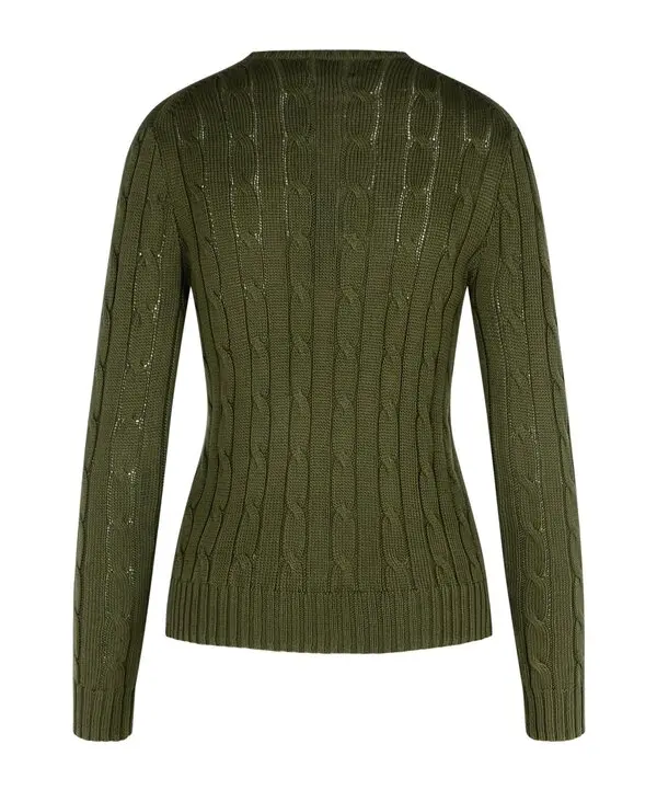 Polo Ralph Lauren Crewneck Jumper With Embroidered Pony - Green