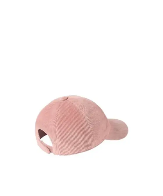 Gucci Corduroy Baseball Hat With Embossed Logo - Pink