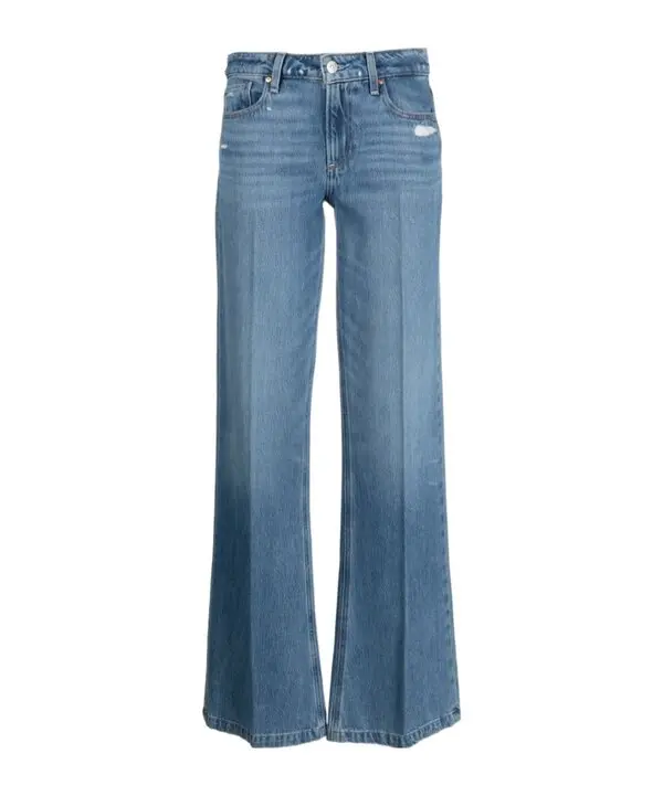Paige Logo-patch Straight-leg Jeans