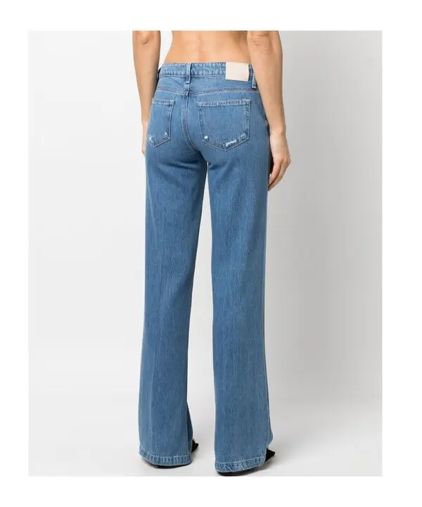 Paige Logo-patch Straight-leg Jeans