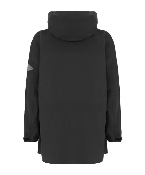 AND WANDER Hooded Zip-pocket Coat