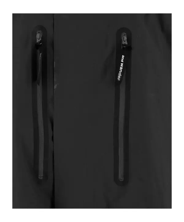 AND WANDER Hooded Zip-pocket Coat