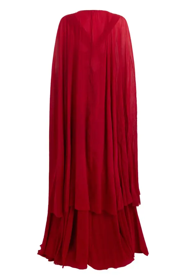 Philosophy Di Lorenzo Serafini Maxi Cape Dress