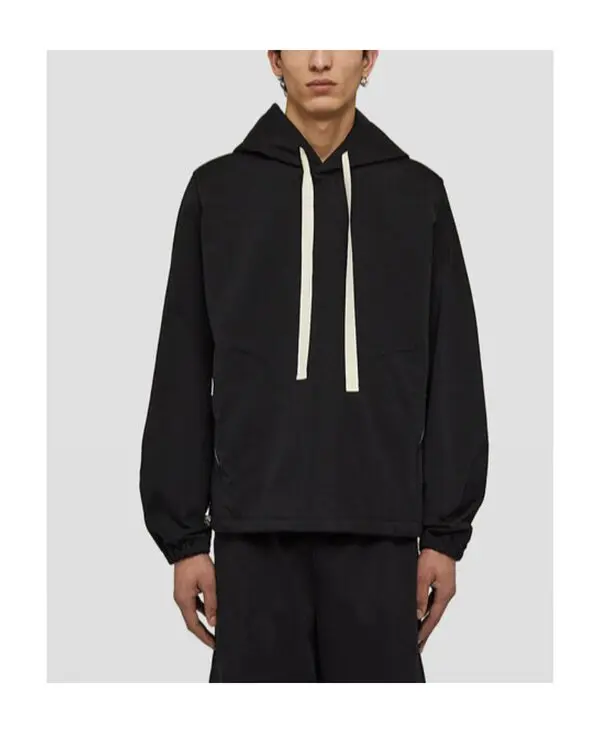 JIL SANDER Hooded Sweatshirt With Zipper Pockets