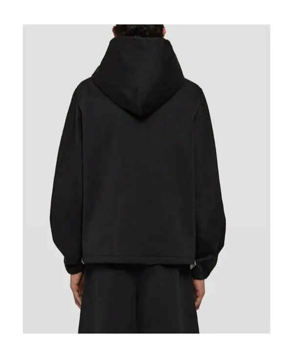 JIL SANDER Hooded Sweatshirt With Zipper Pockets