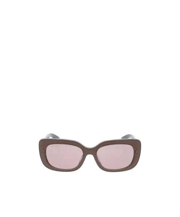 Gucci Square Frame Sunglasses - Brown