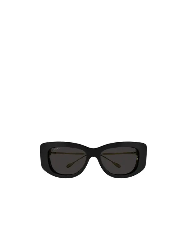 Gucci Specialized Fit Rectangular Frame Sunglasses