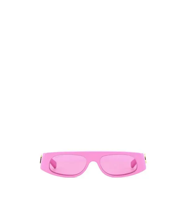Gucci Rectangle Frame Sunglasses - Pink