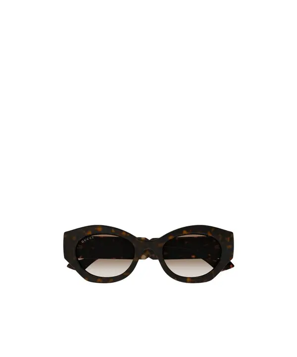 Gucci La Piscine Oval Frame Sunglasses