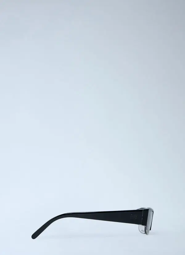 Miu Miu Rectangular Acetate Sunglasses