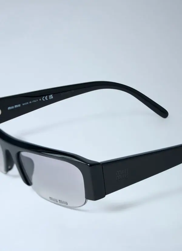 Miu Miu Rectangular Acetate Sunglasses