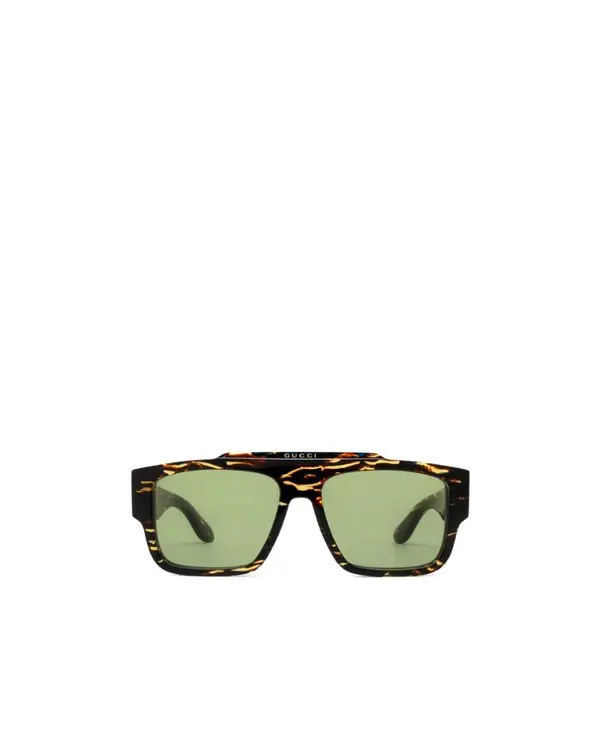 Gucci Rectangular Acetate Sunglasses