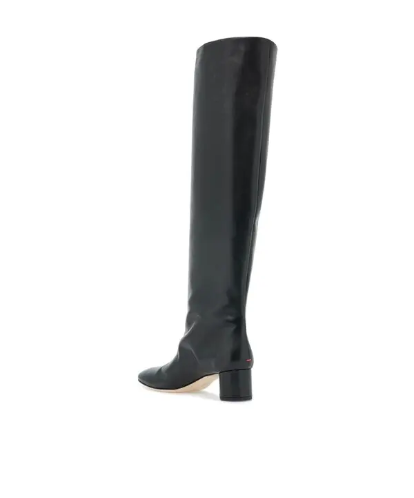 AeydĒ Willa Round Toe Block Heel Boots