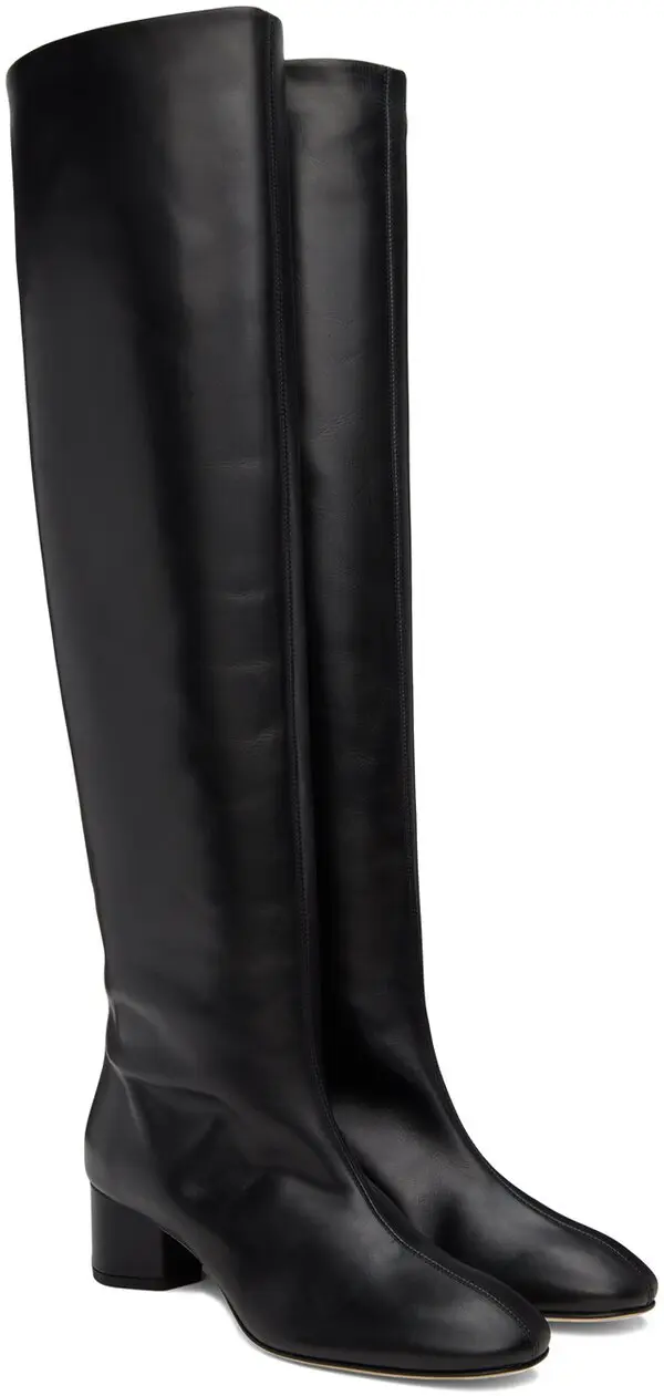 AeydĒ Willa Round Toe Block Heel Boots