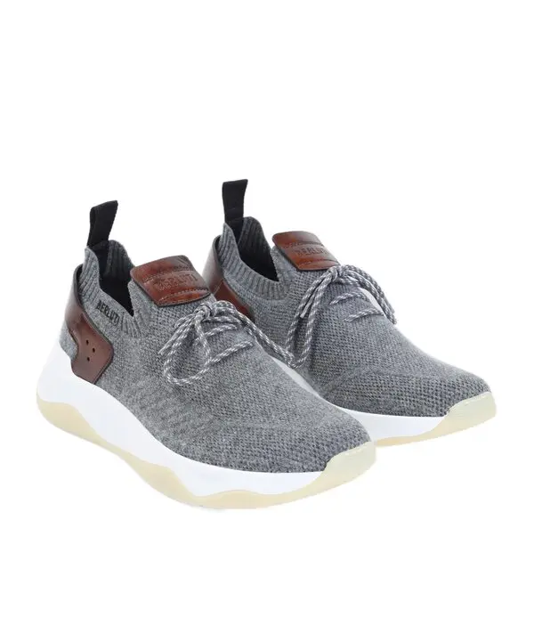 Berluti Lace-up Knit Sneakers