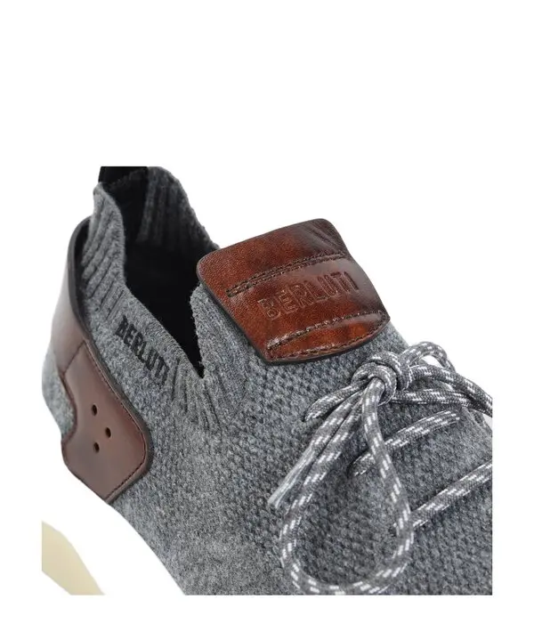 Berluti Lace-up Knit Sneakers