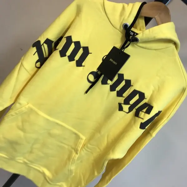 Palm Angels Logo Printed Hooded Sweater