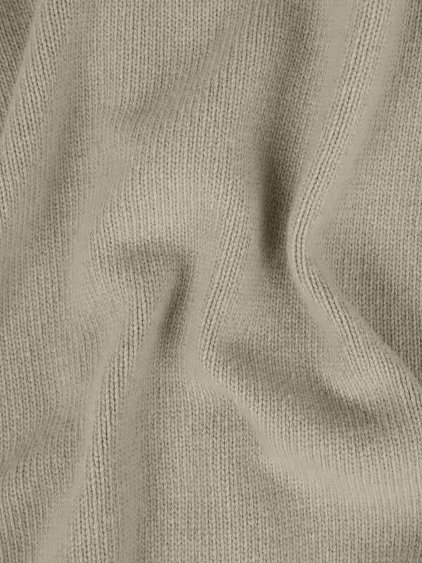 Stone Island Logo Patch Buttoned Cardigan - Sand