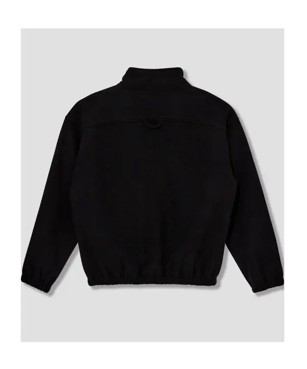 RIER Half-zip Wool Sweatshirt - Black