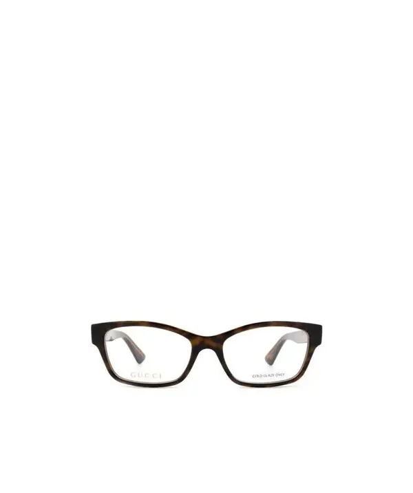 Gucci Double-g Tortoiseshell-effect Eyeglasses - White