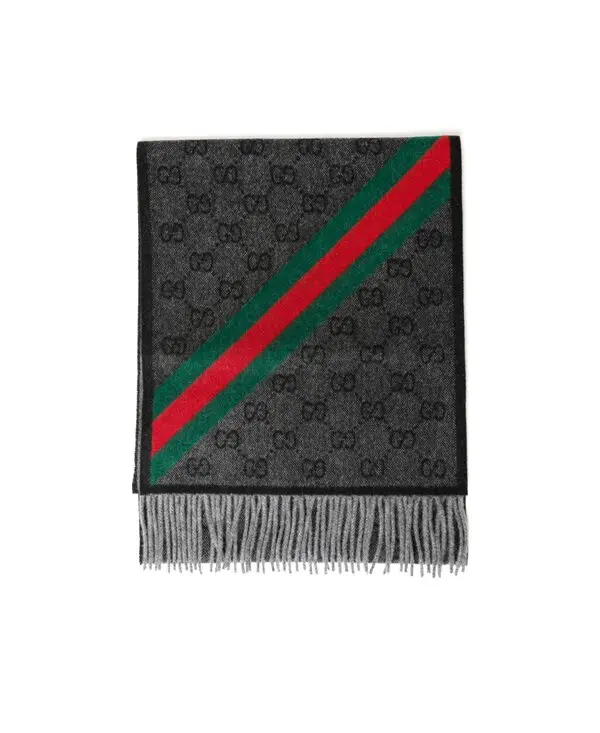 Gucci Wool Tassel Scarf