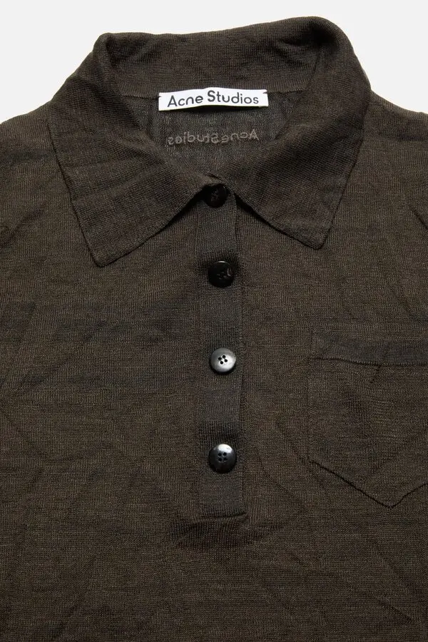 Acne Studios Silk Polo Knit