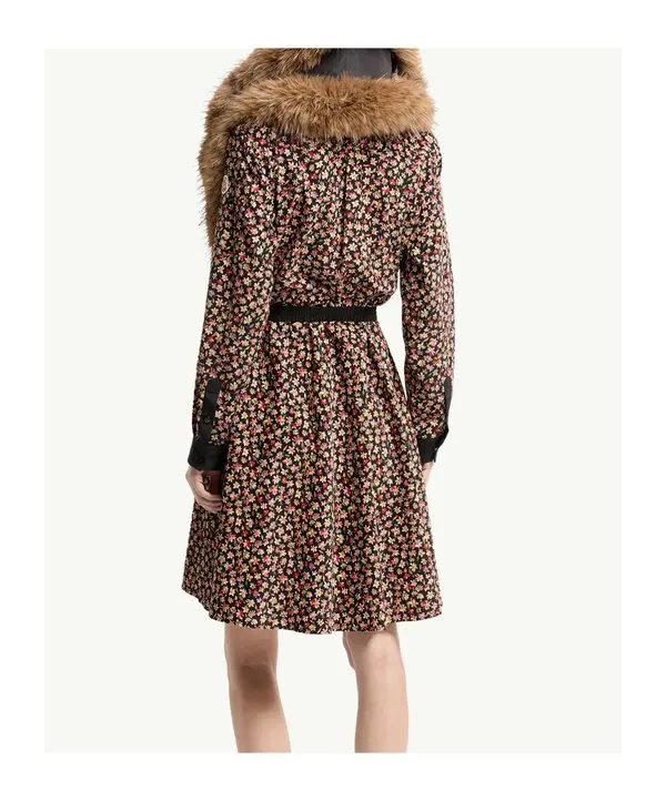 Moncler Textured Fur Bib