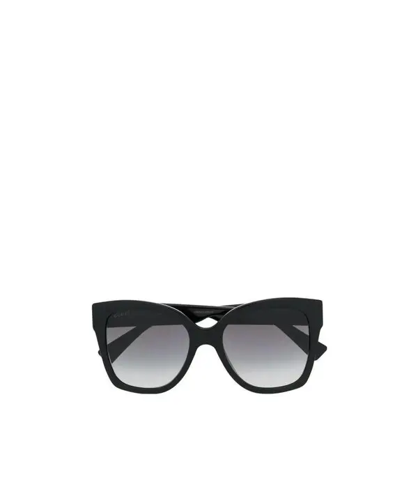 Gucci Butterfly Frame Sunglasses - Black
