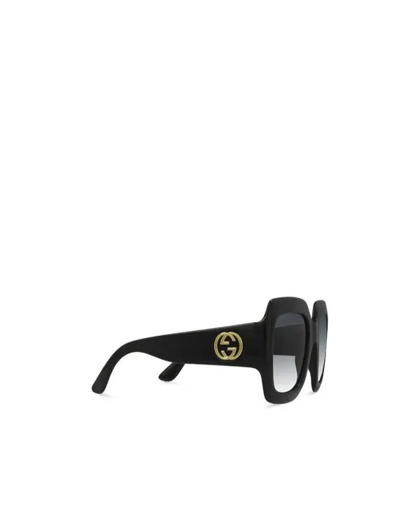 Gucci Square Frame Sunglasses With Logo Detail
