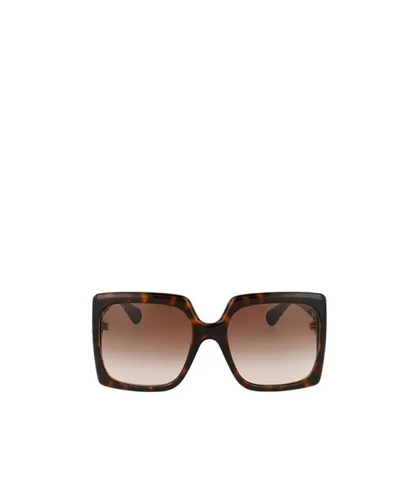 Gucci Square Frame Sunglasses - Brown