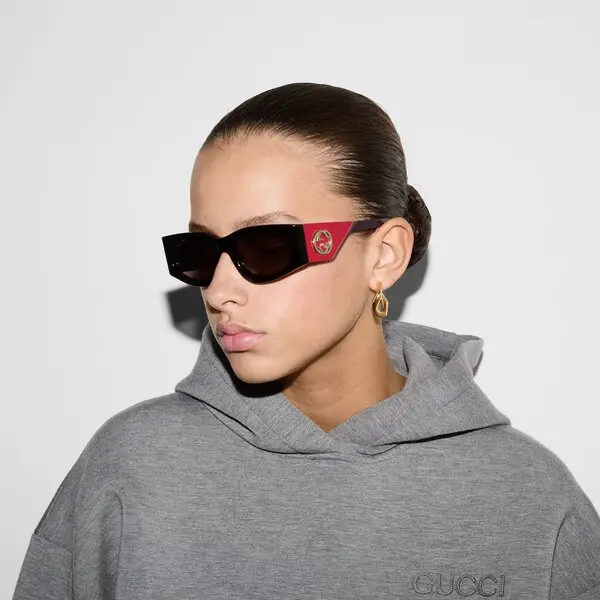 Gucci Rectangle Frame Sunglasses