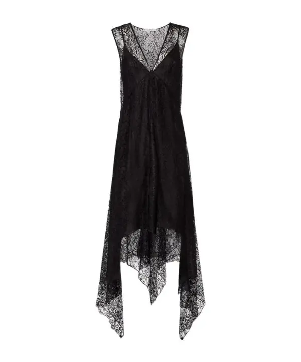 Fendi Flowers And Bacche Lace Dress
