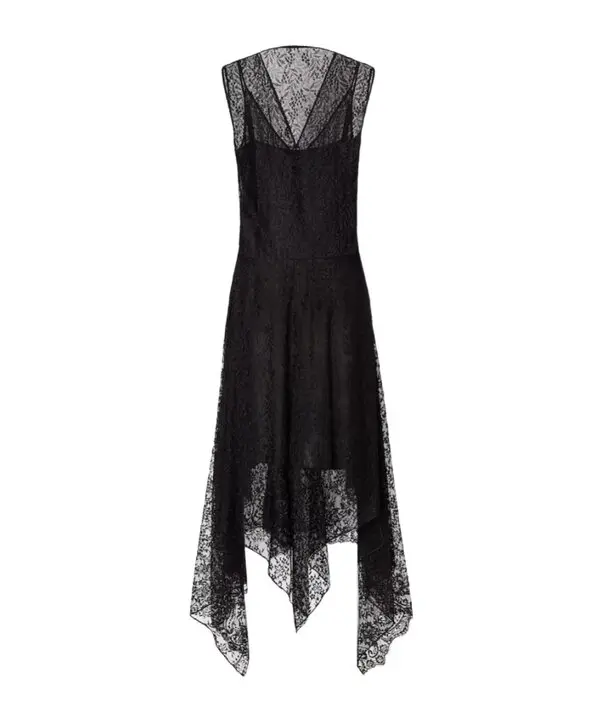 Fendi Flowers And Bacche Lace Dress