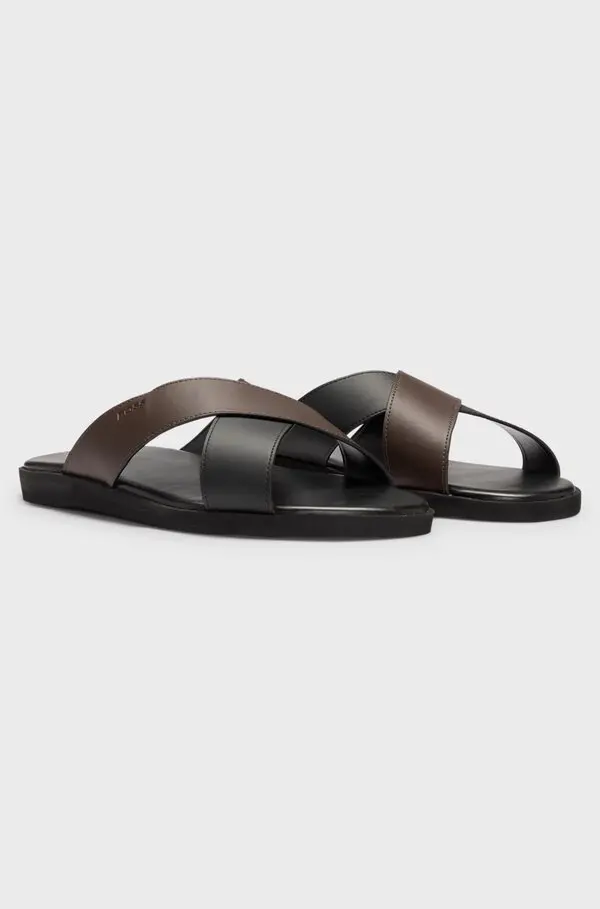 Hugo Boss Logo-debossed Slides