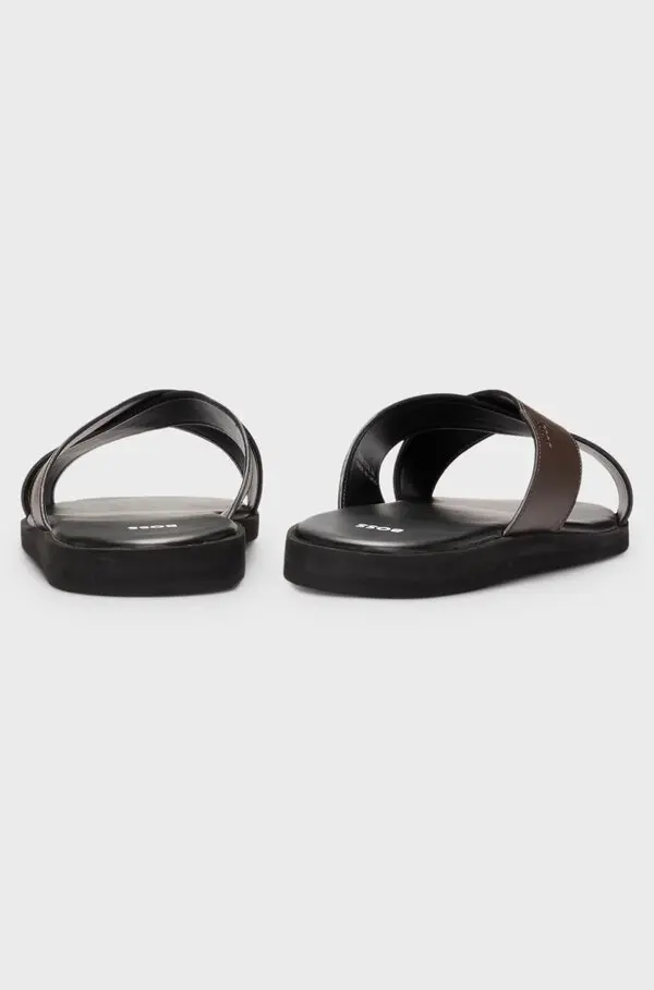 Hugo Boss Logo-debossed Slides