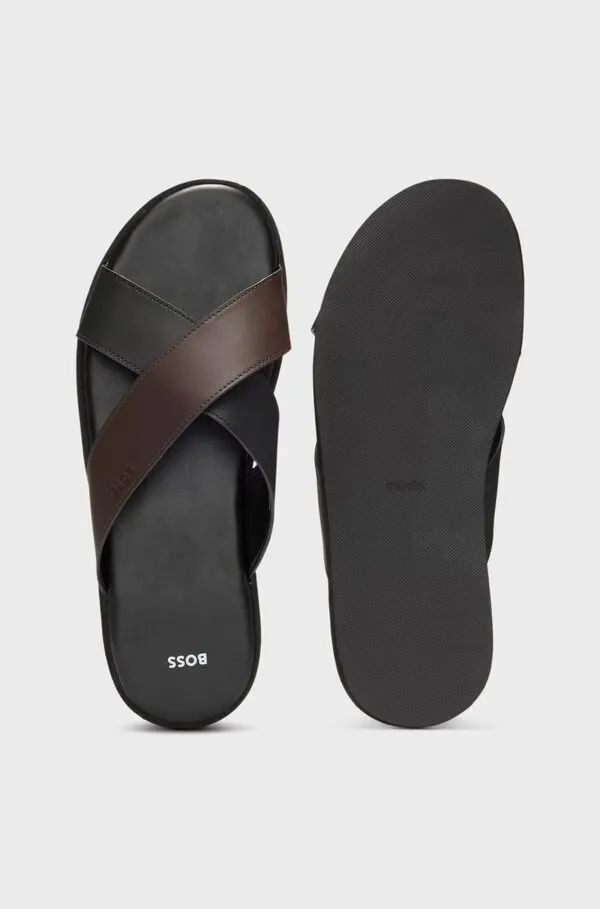 Hugo Boss Logo-debossed Slides