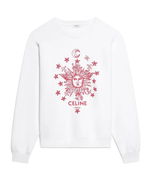 Celine Sweatshirt In Cotton Fleece