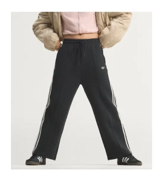 Adidas Firebird Cropped Track Pants - Black/cloud White