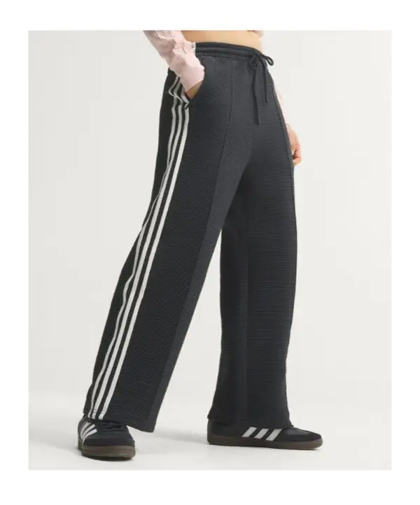 Adidas Firebird Cropped Track Pants - Black/cloud White