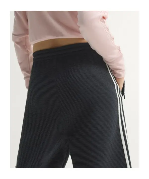Adidas Firebird Cropped Track Pants - Black/cloud White